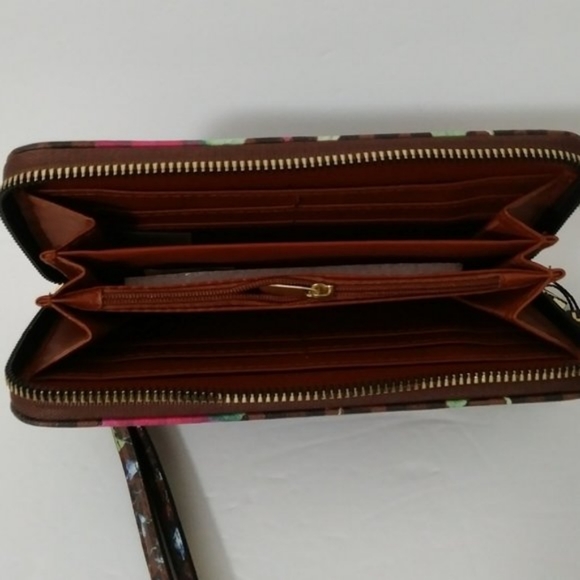 London Fog | Bags | London Fog Adalia Signature Zip Around Wallet ...